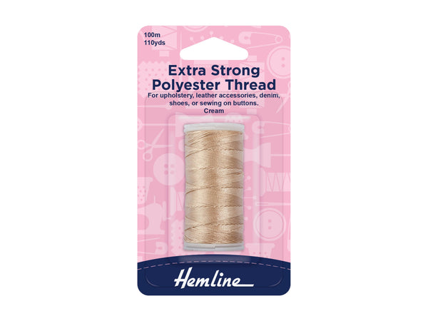 Extra Strong Sewing Thread - 100 Metre Spool | Cheap Fabrics