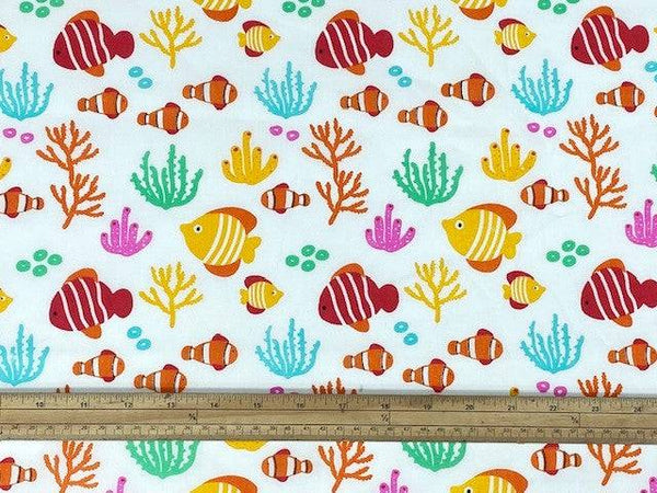 Sealife Fish - Poly/Cotton Print