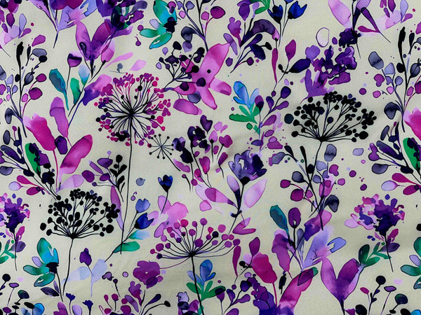 Florinio - Printed Peachskin Fabric
