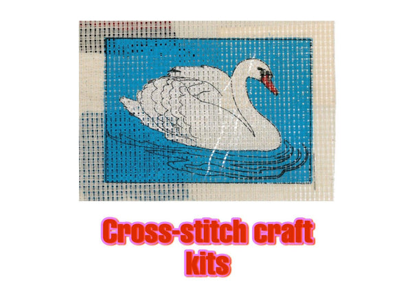 Binca Beginners Cross Stitch Kit - Swan | Cheap Fabrics