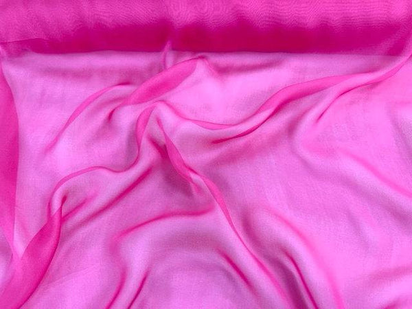 Pure Silk Changeant Chiffon Fabric