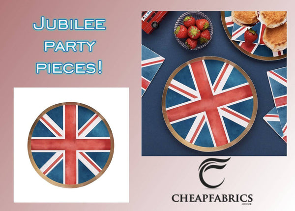 Union Jack Paper Plates (8Pcs)